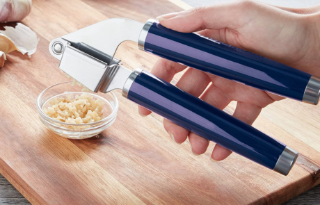 KitchenAid Classic Garlic Press, Cobalt Blue - PestleHeads